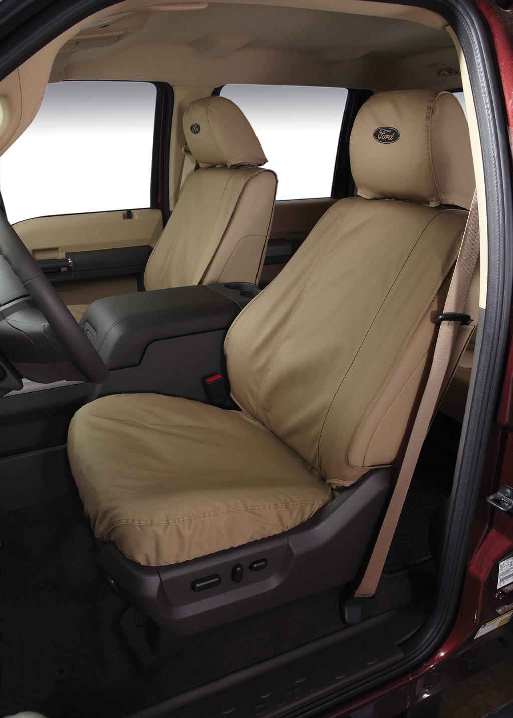 Covercraft Front Row Seat Covers 40 20 40 in Taupe FordUS